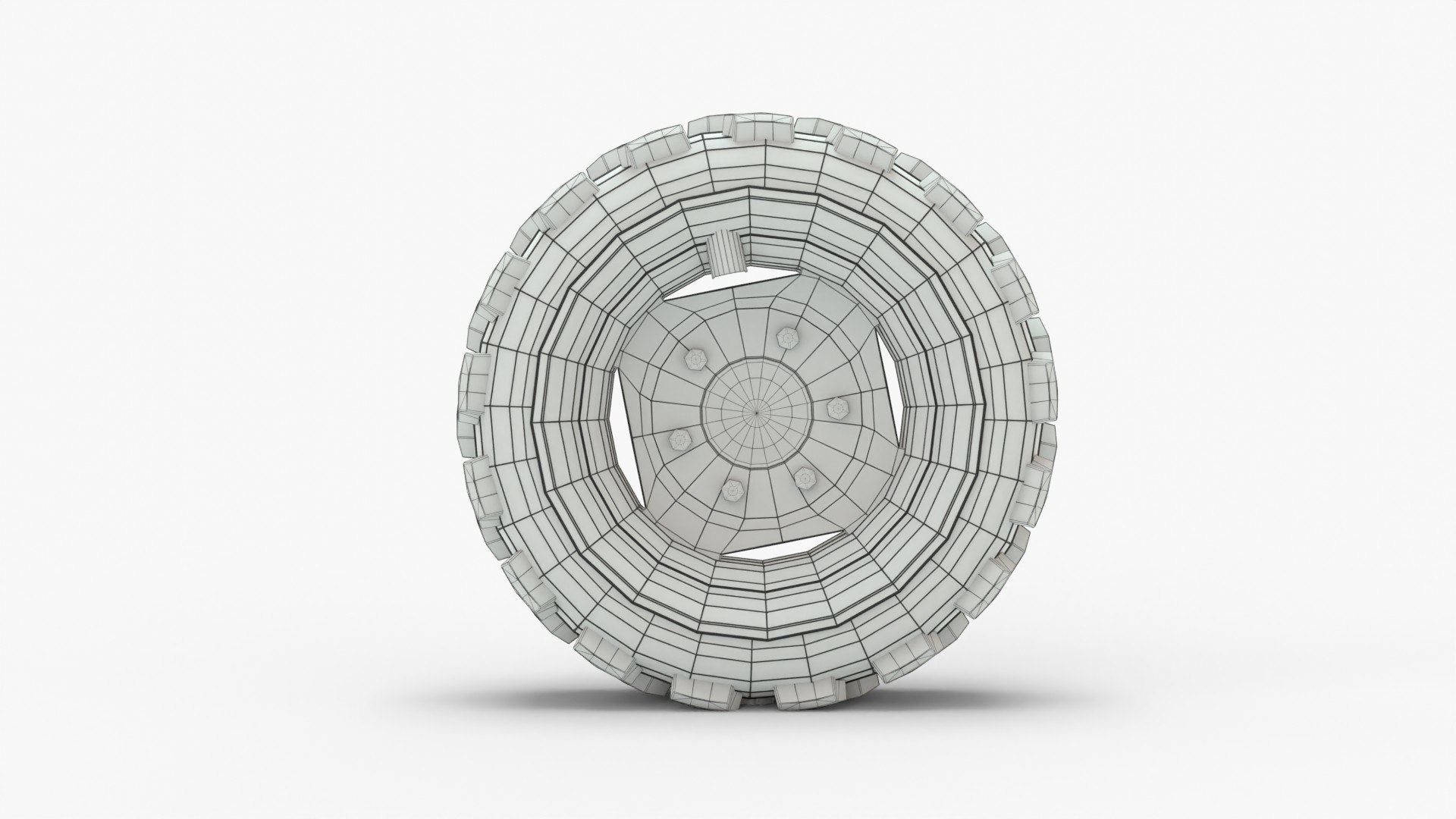 Machine Locust Wheel With Rim 3D model - TurboSquid 2146464