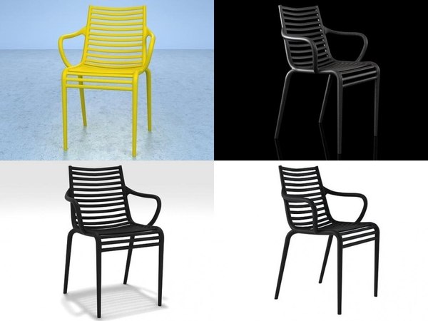 Pip-e chair 3D model - TurboSquid 1183557