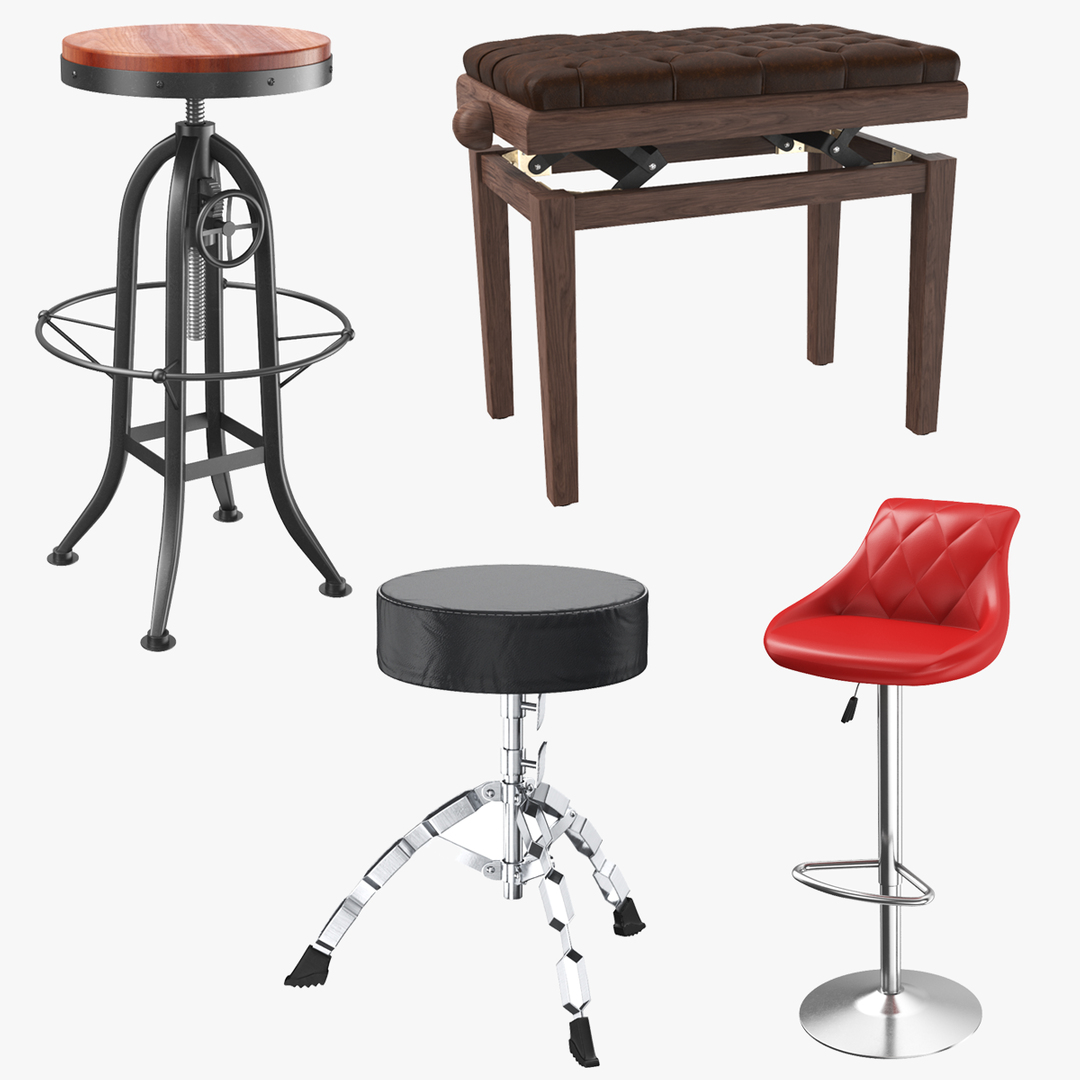 3D model Stools Collection - TurboSquid 1833357
