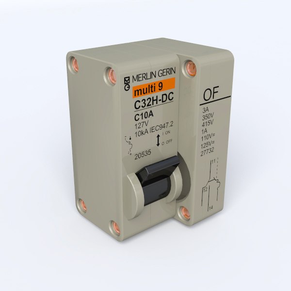 Free 3D Circuit-Breaker Models | TurboSquid