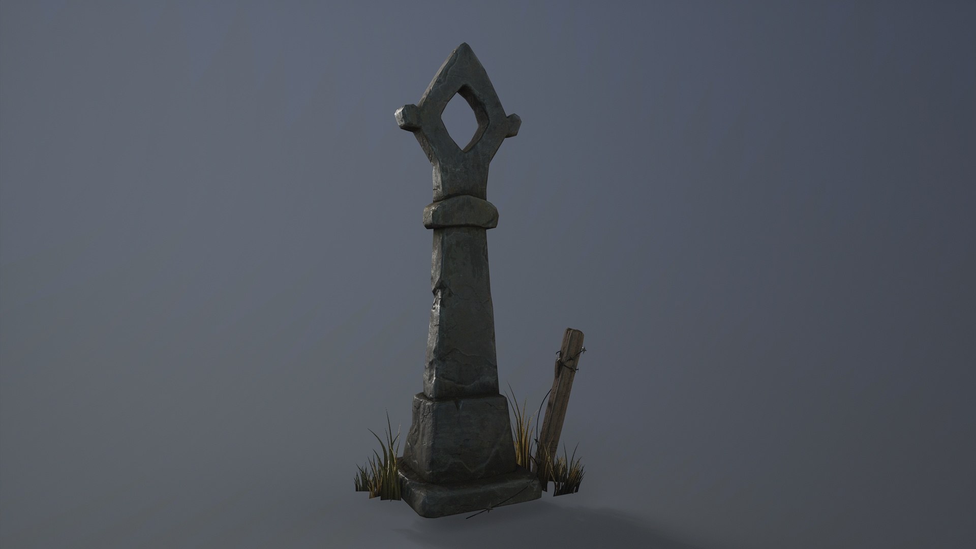 Tombstone 3D Model - TurboSquid 2254035