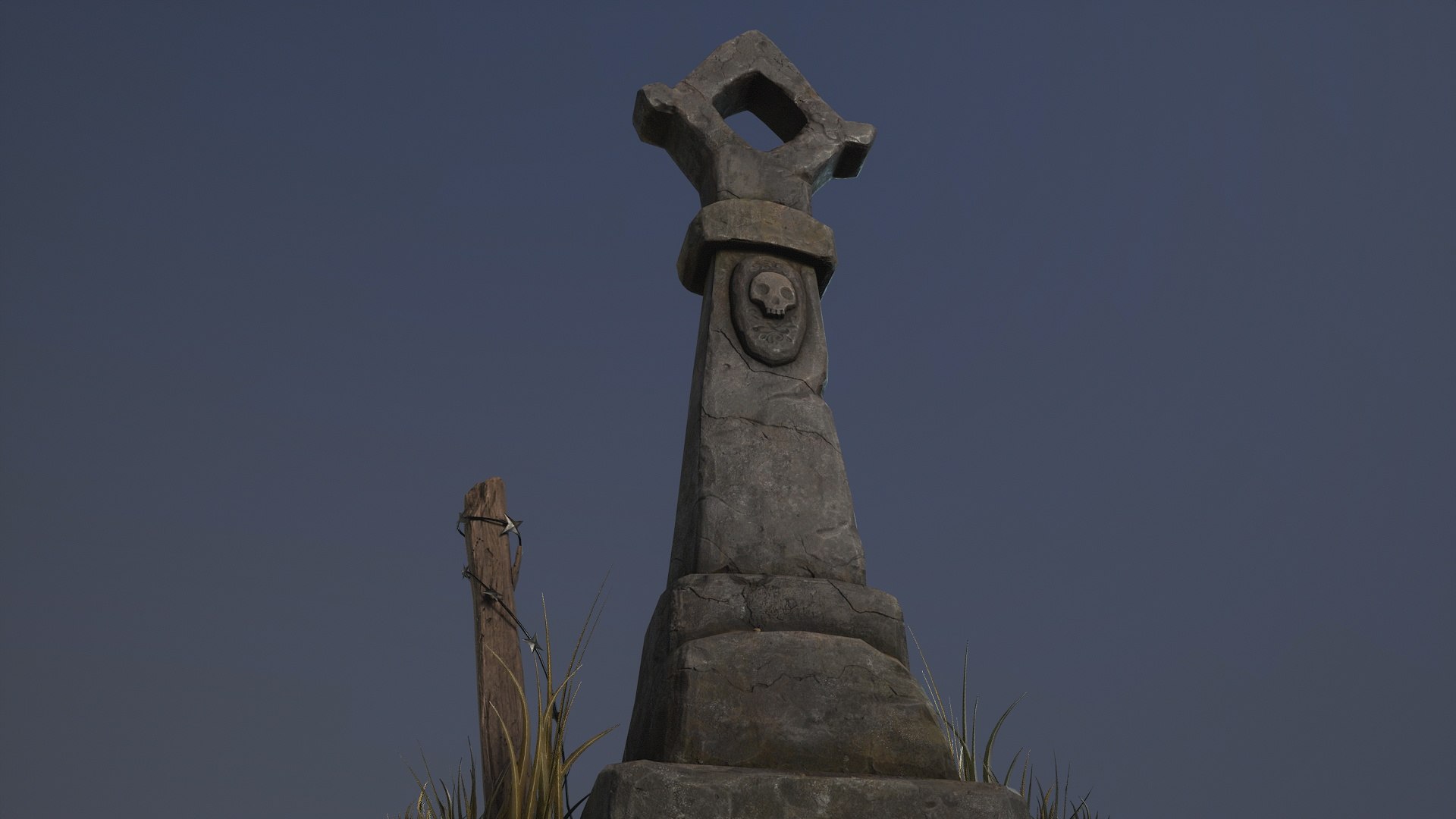 Tombstone 3D Model - TurboSquid 2254035