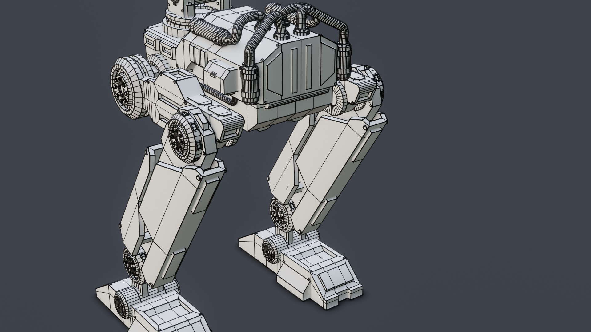 3D Sci-Fi Mech Robot Model - TurboSquid 1940324