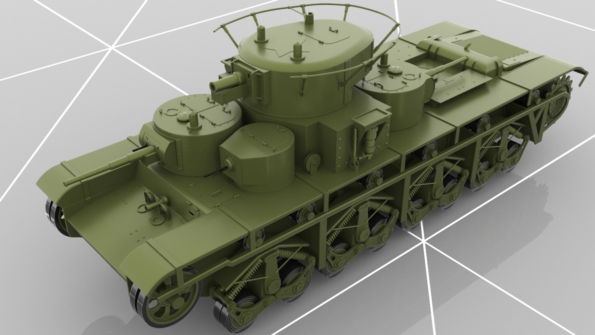 Heavy Tank 3D Model - TurboSquid 1311230