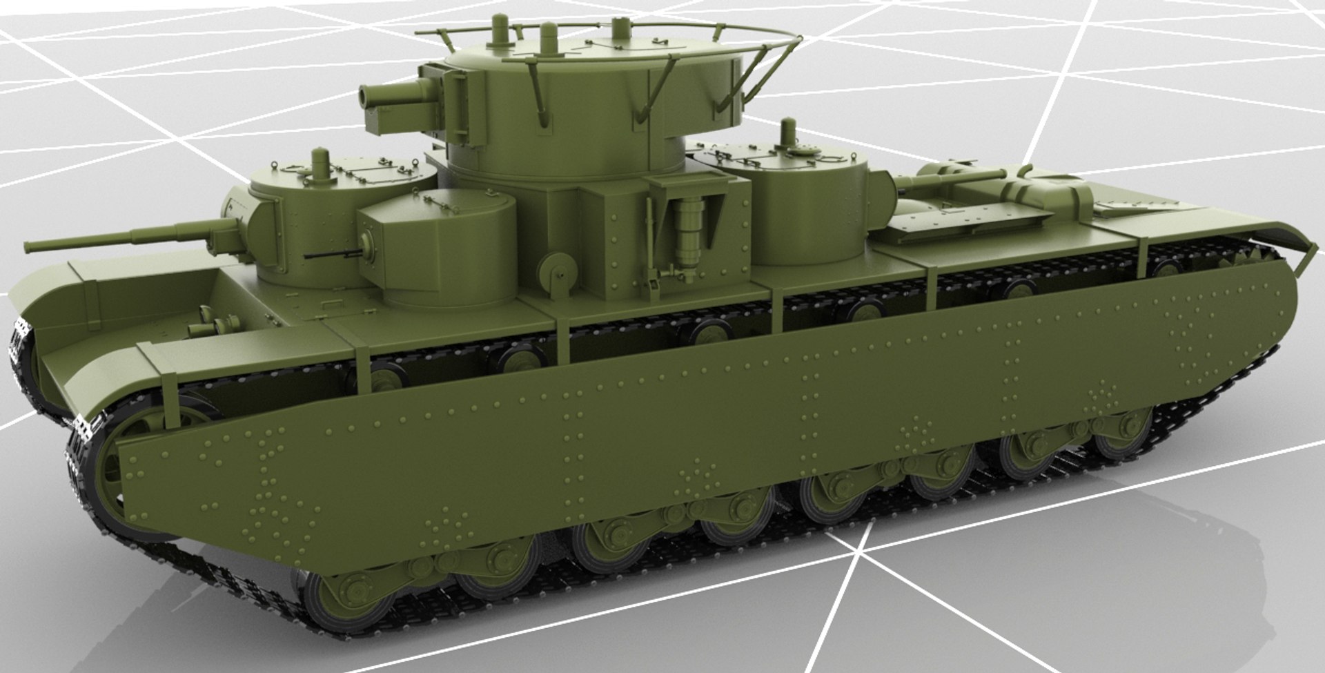 Heavy Tank 3D Model - TurboSquid 1311230