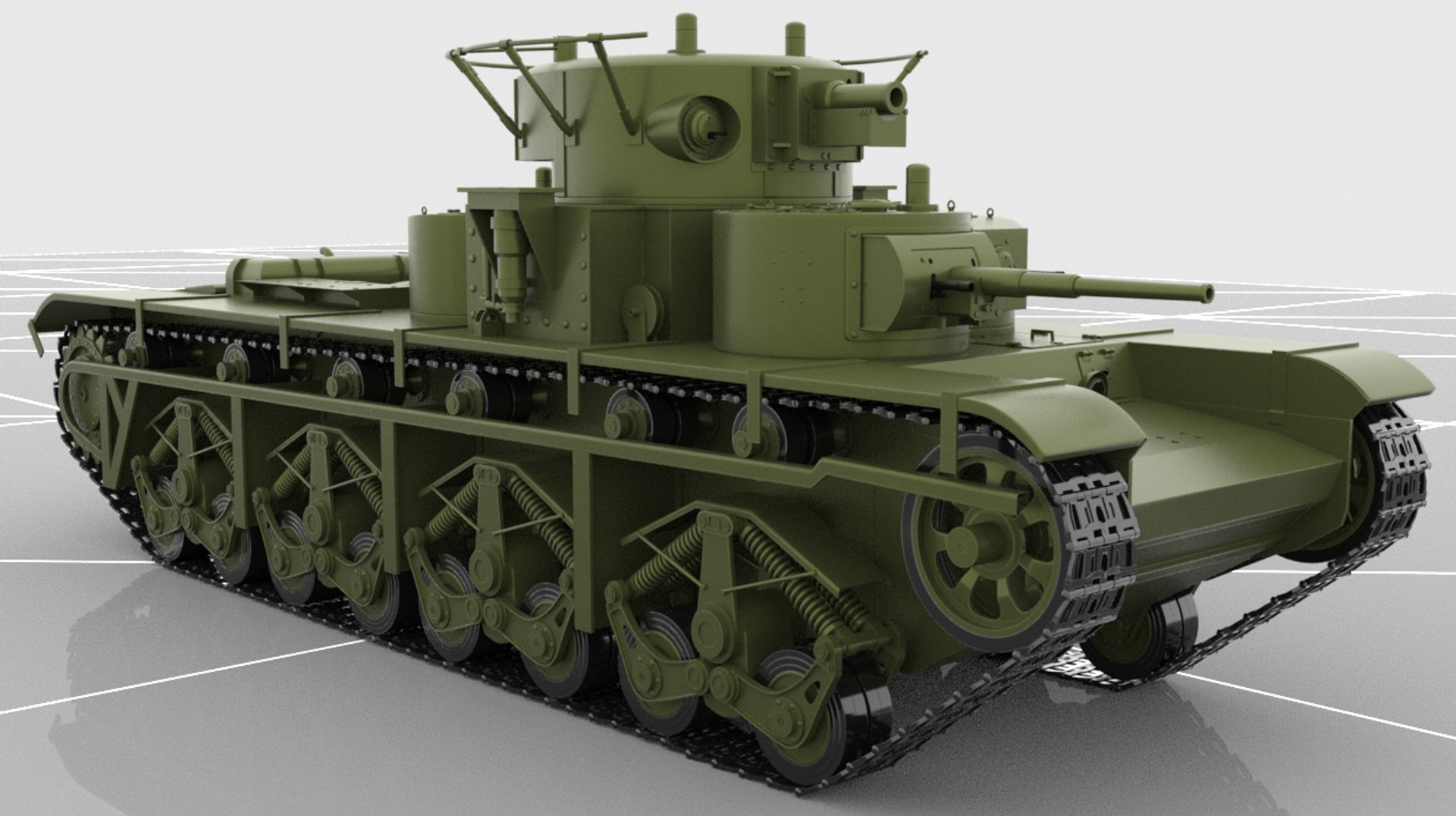Heavy Tank 3D Model - TurboSquid 1311230