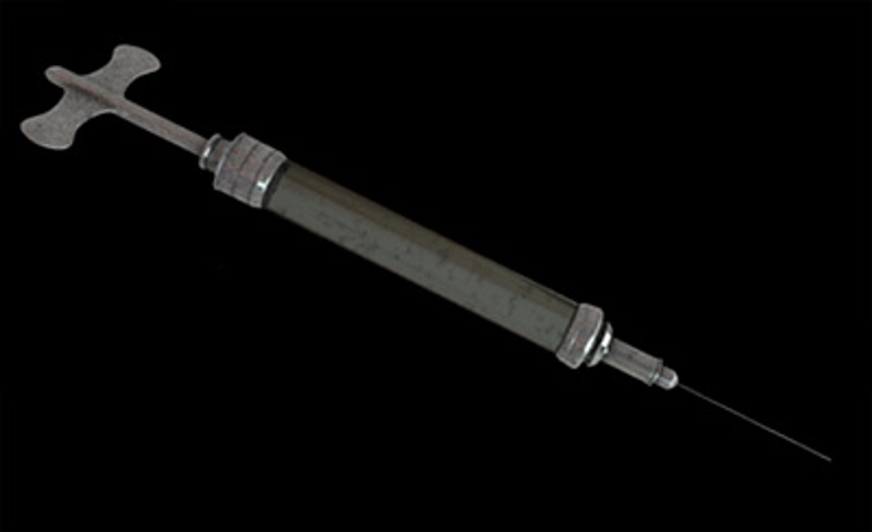 Old Syringe 3d Model
