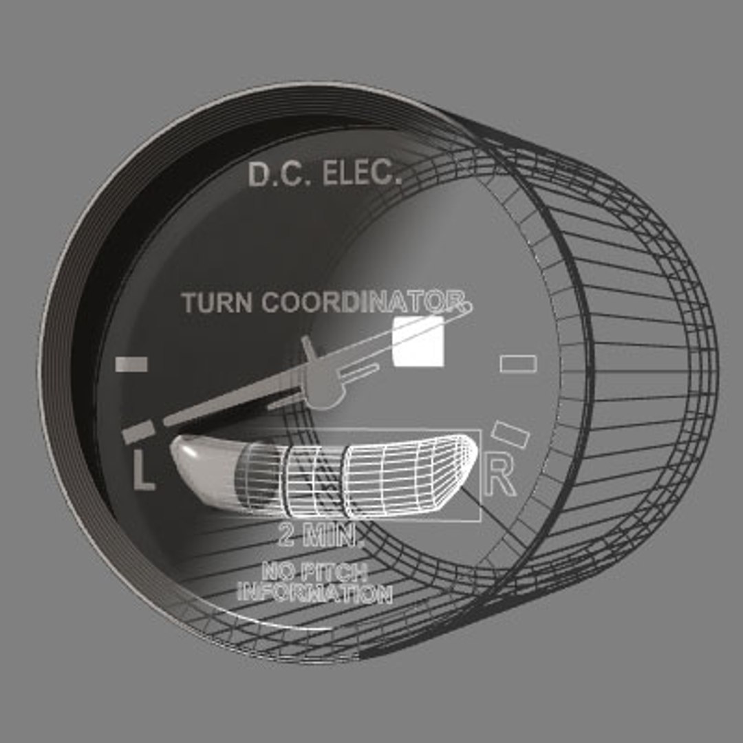 Tc Turn Coordinator Instrument 3d Lwo Tc Turn Coordinator Instrument 3d Lwo