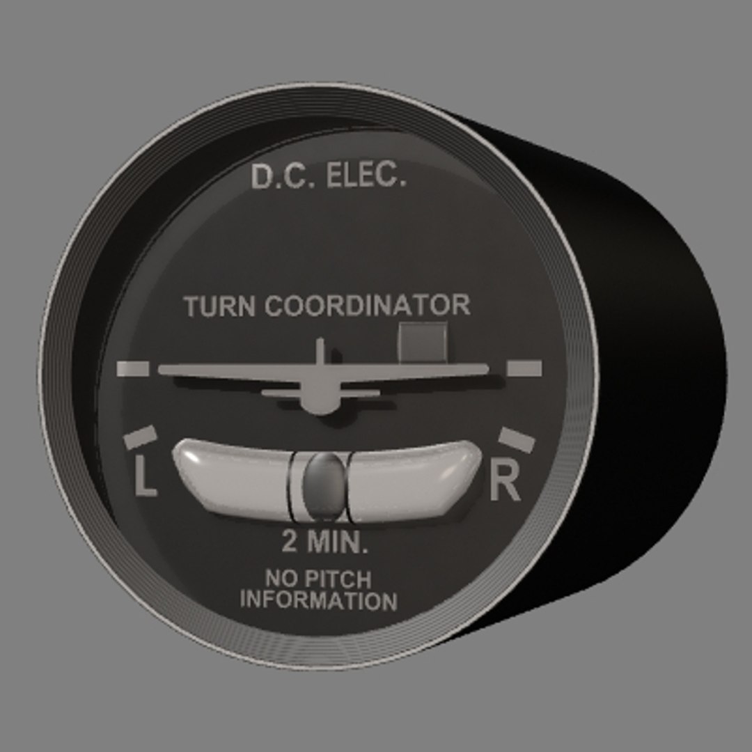 Tc Turn Coordinator Instrument 3d Lwo
