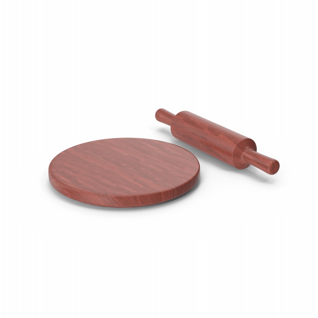 3D Kitchen Rolling Pin - TurboSquid 1896917