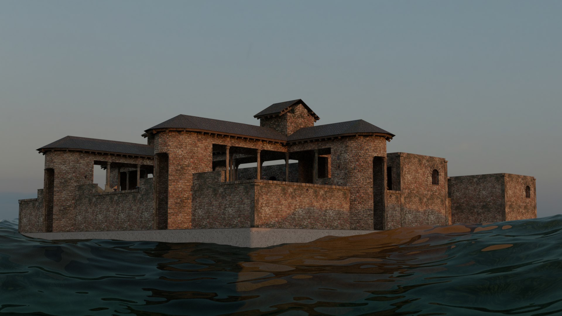 3D model Fort Rock - Asset Pack - Blender and FBX - TurboSquid 1743743