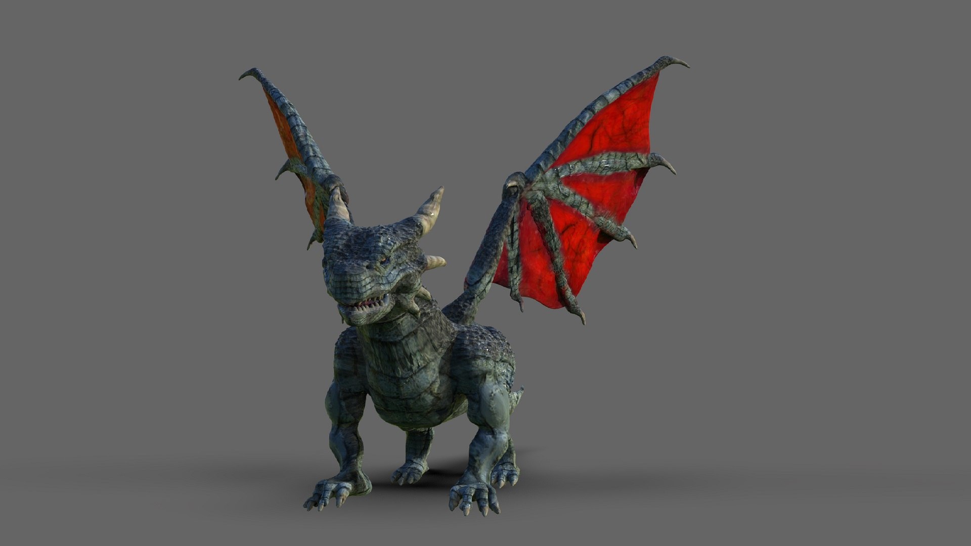 Chibi Dragon 3D Model - TurboSquid 1901624
