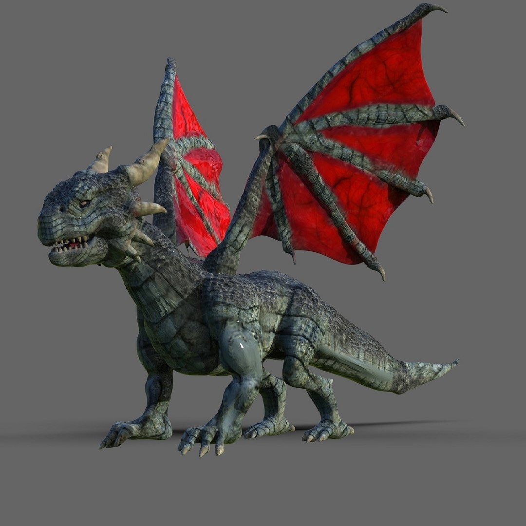 Chibi Dragon 3D Model - TurboSquid 1901624