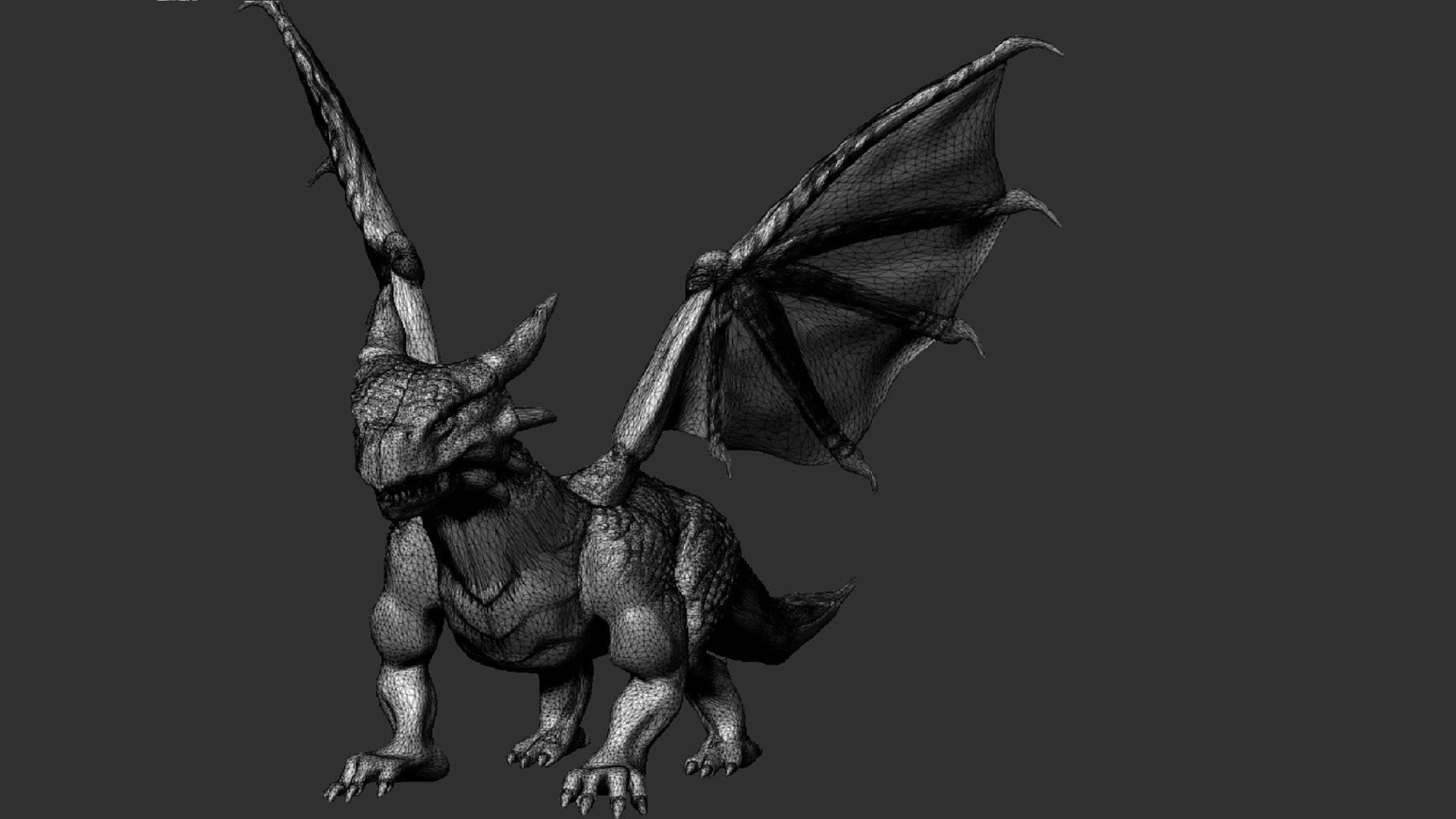 Chibi Dragon 3D Model - TurboSquid 1901624