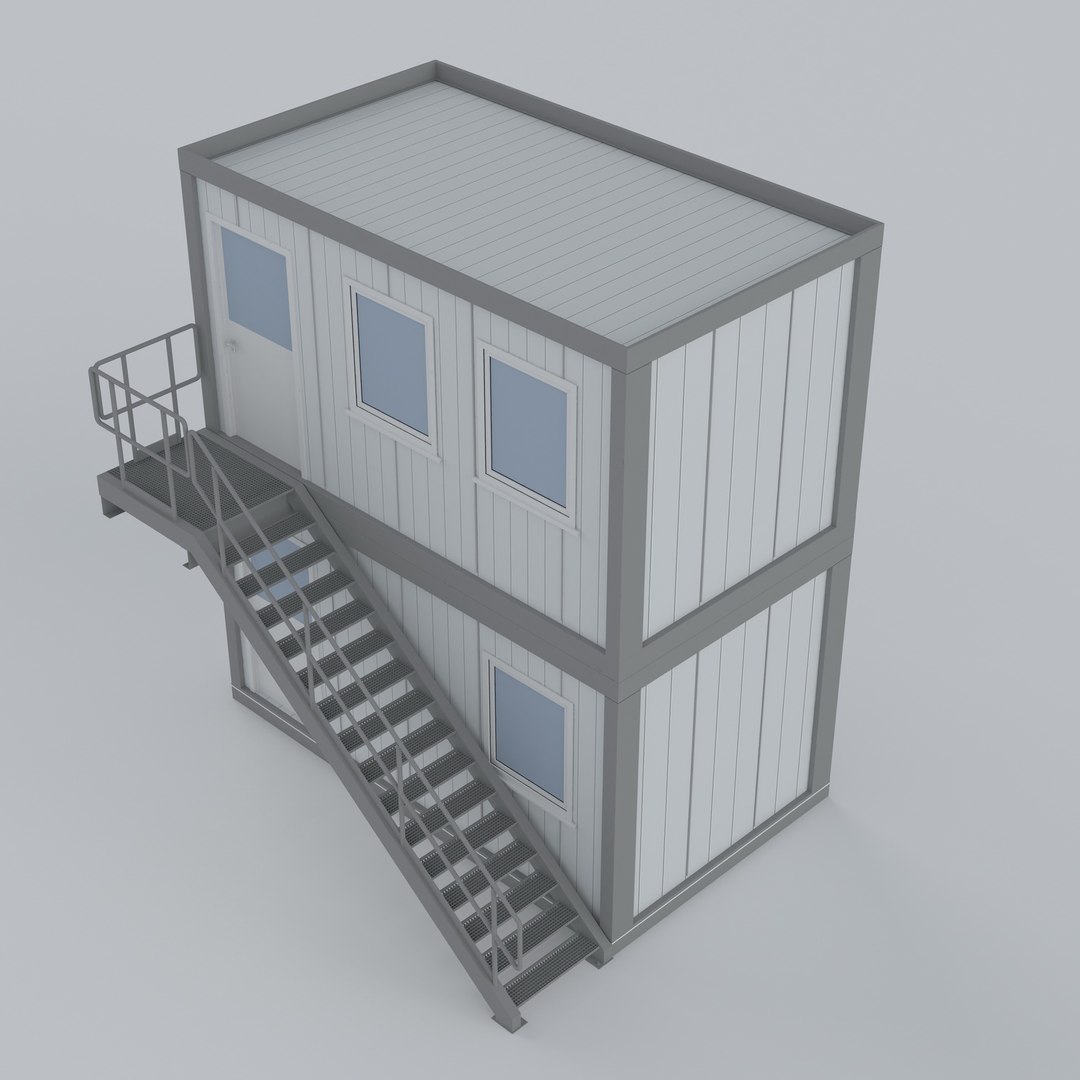 3D Container Office - TurboSquid 1427168