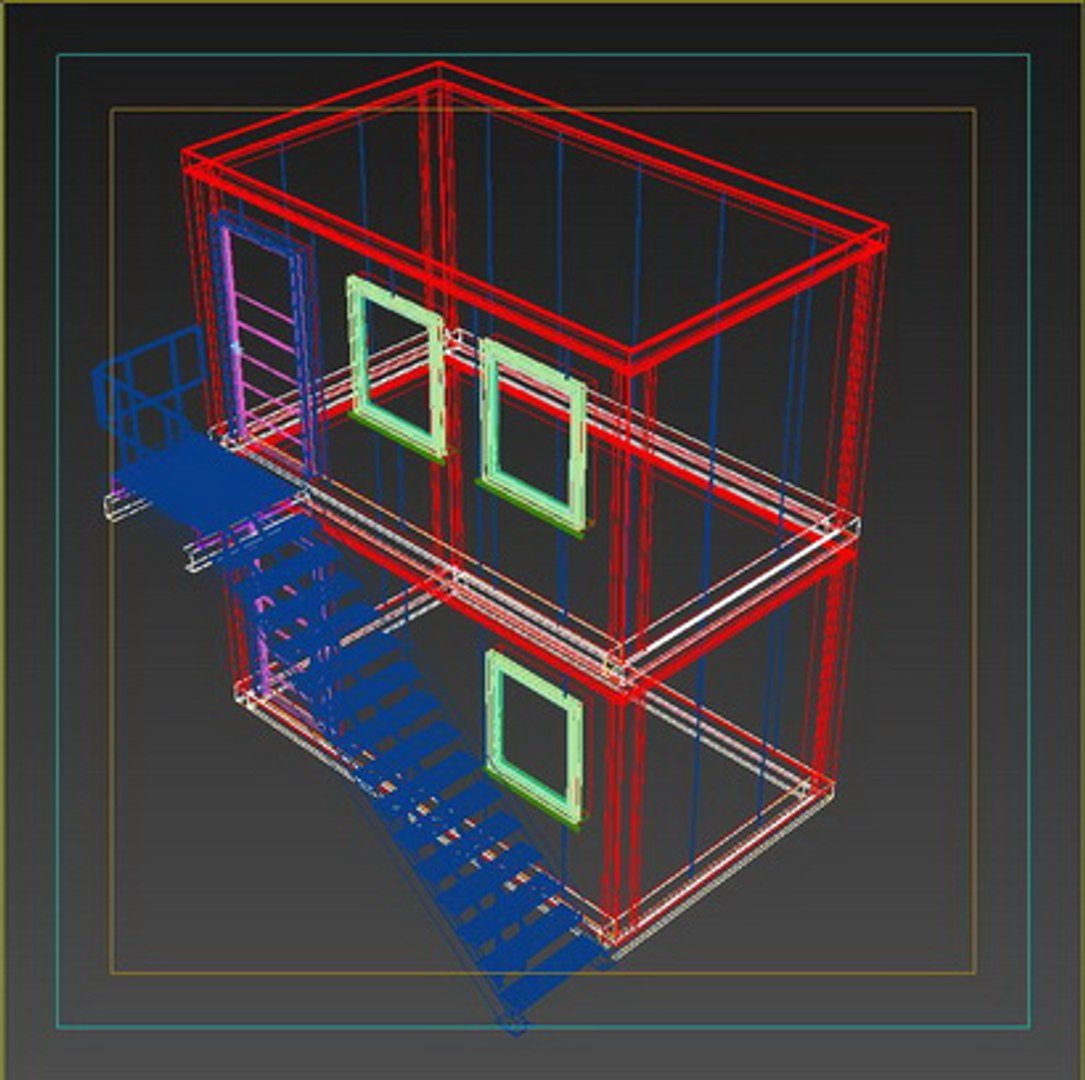 3D Container Office - TurboSquid 1427168
