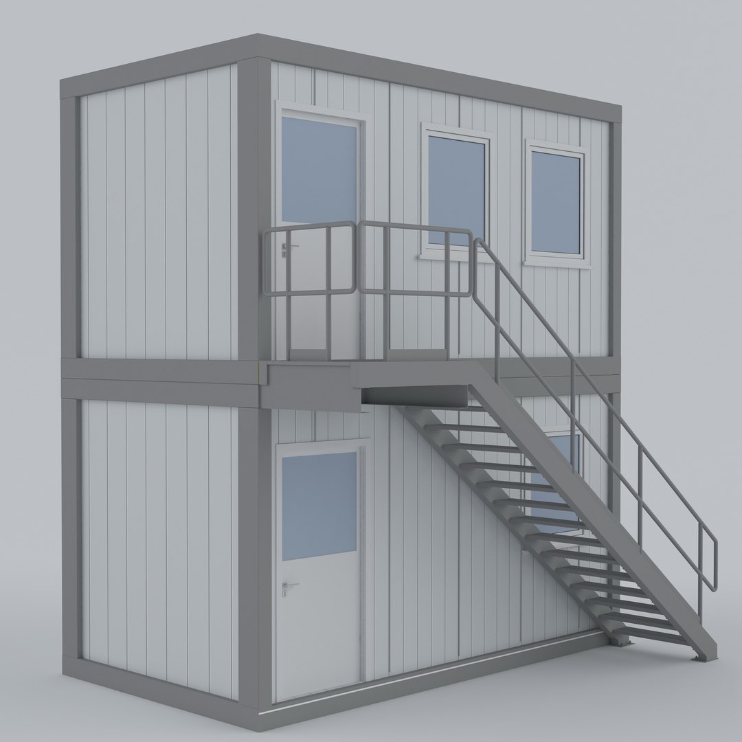 3D Container Office - TurboSquid 1427168
