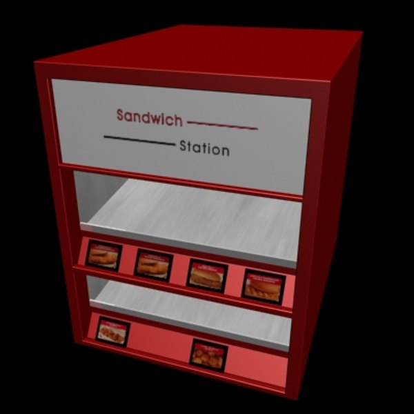 샌드위치 역 3D 모델 - TurboSquid 382219