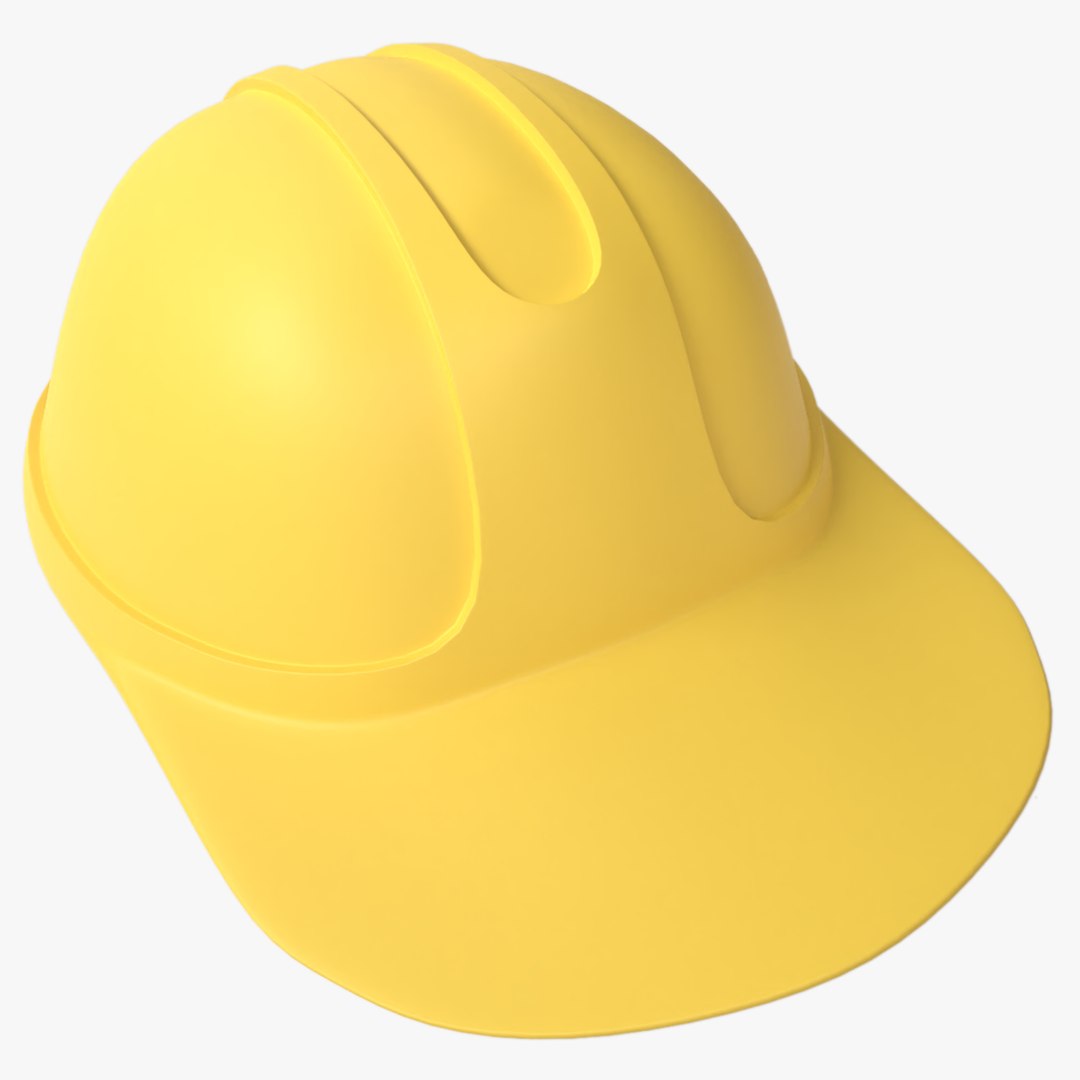 3D Construction Hat Helmet - TurboSquid 2114049