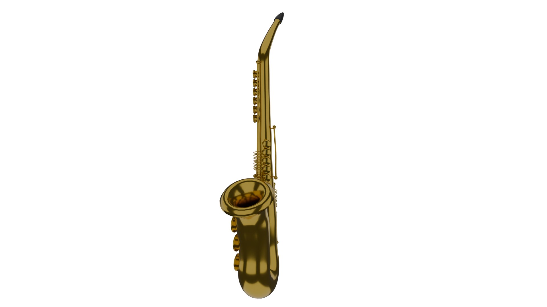 3D Realistic Saxophone 3D Model - TurboSquid 2410108