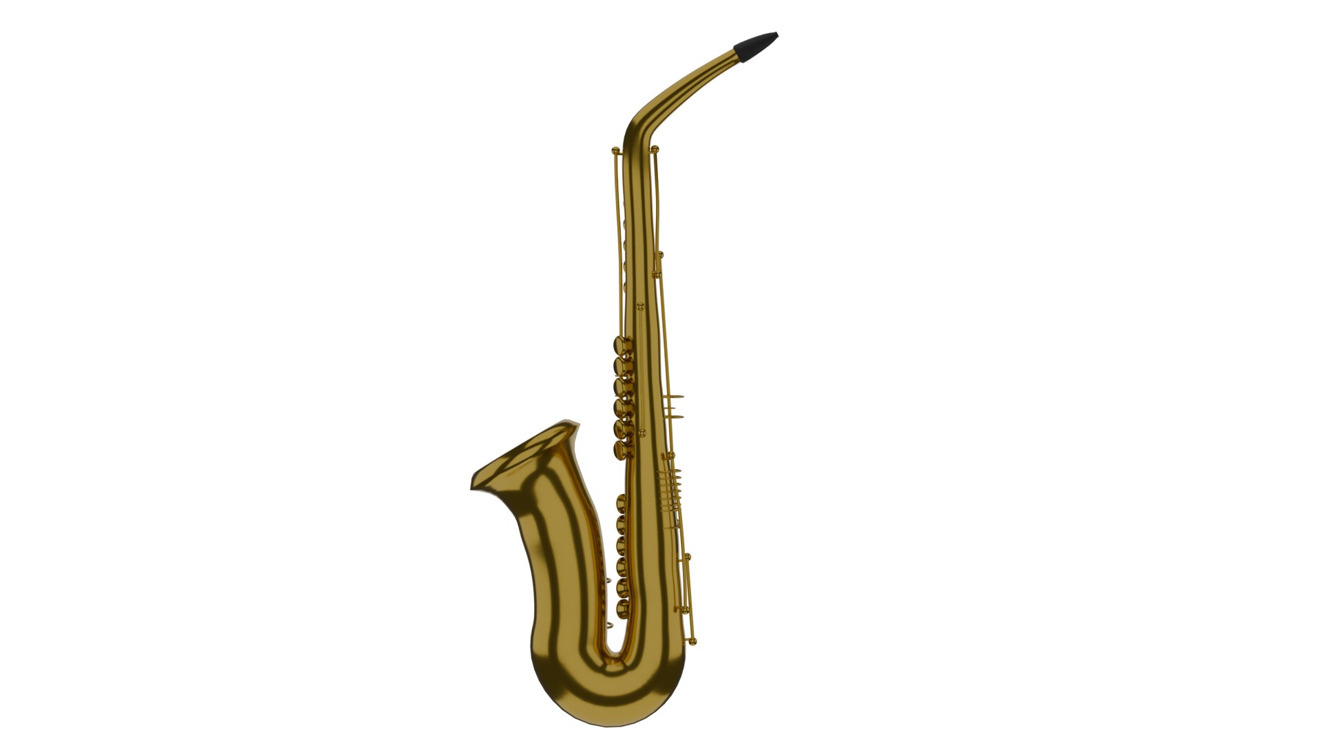3D Realistic Saxophone 3D Model - TurboSquid 2410108