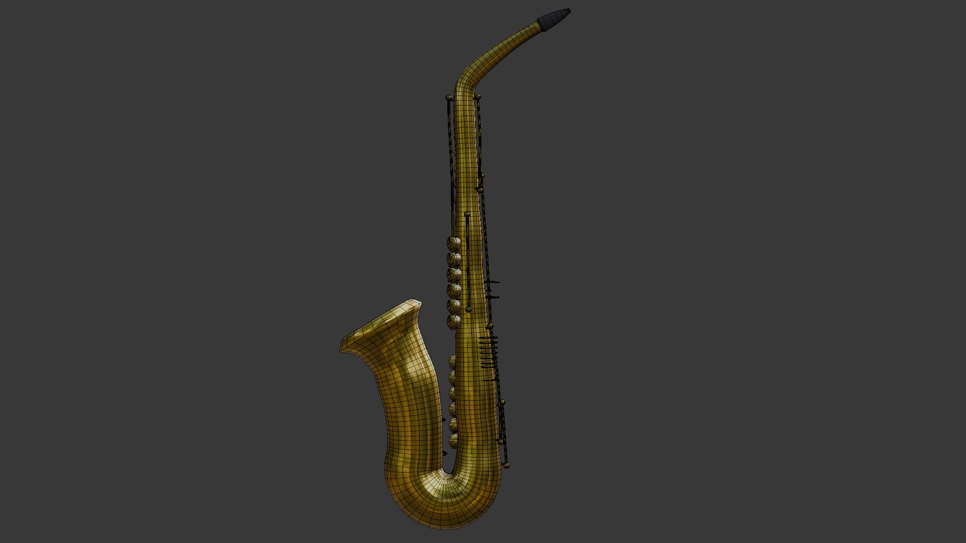 3D Realistic Saxophone 3D Model - TurboSquid 2410108