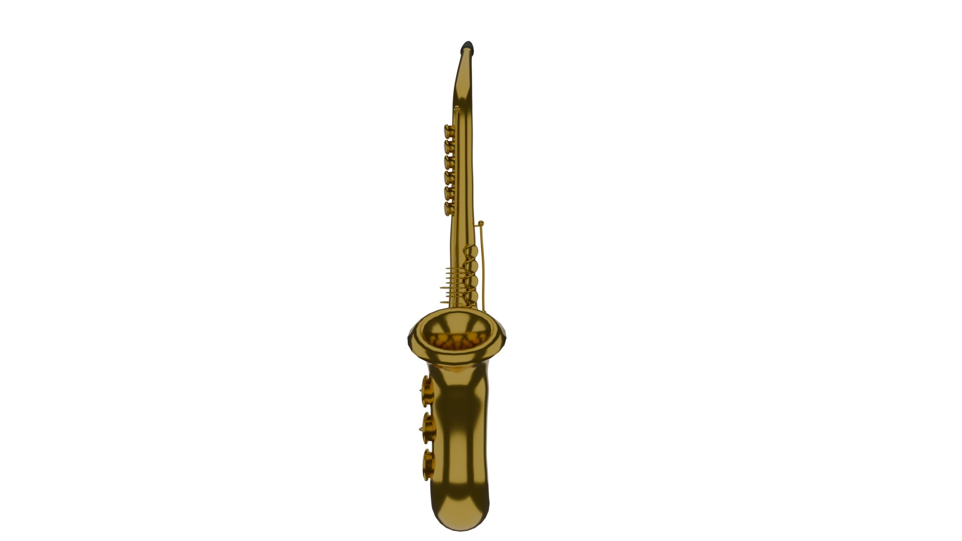 3D Realistic Saxophone 3D Model - TurboSquid 2410108
