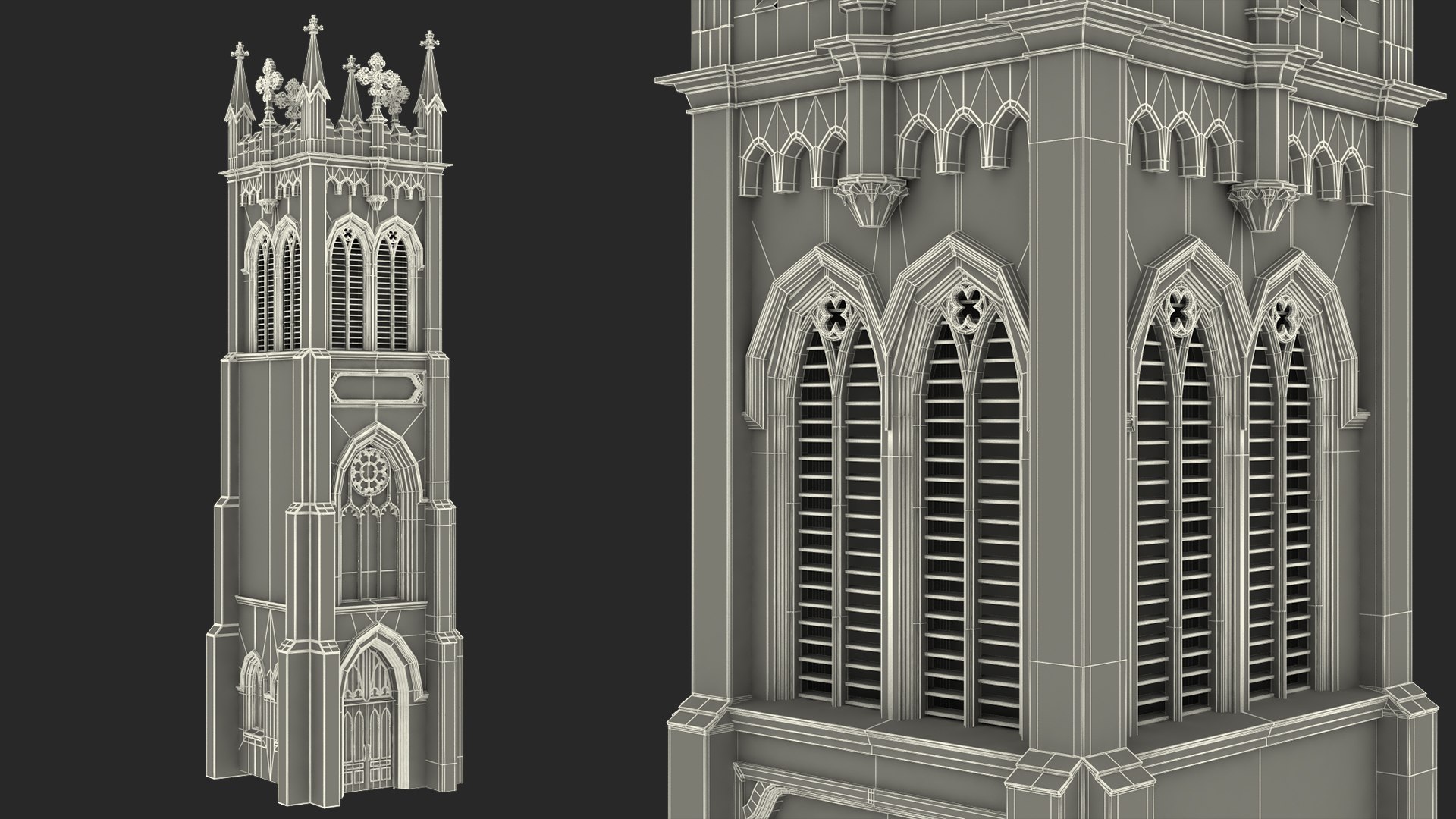 3D ancient brick tower medieval model - TurboSquid 1443298