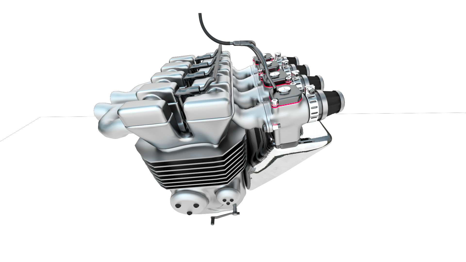 Motorcycle Engine 2 3D - TurboSquid 2364696