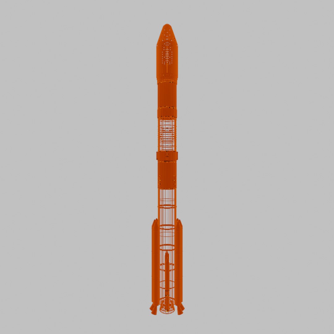 PSLV ROCKET 3D - TurboSquid 2260208