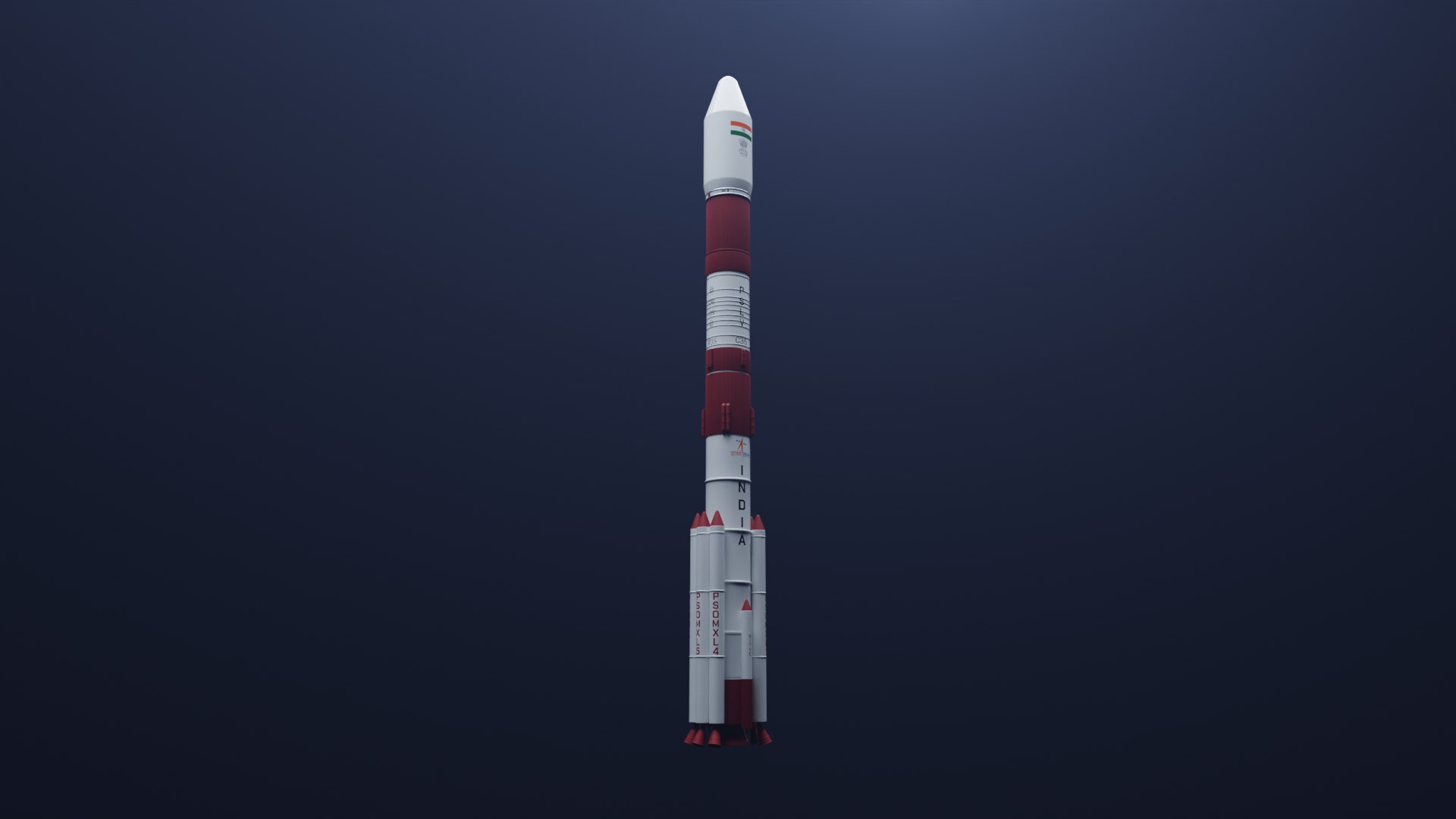 PSLV ROCKET 3D - TurboSquid 2260208