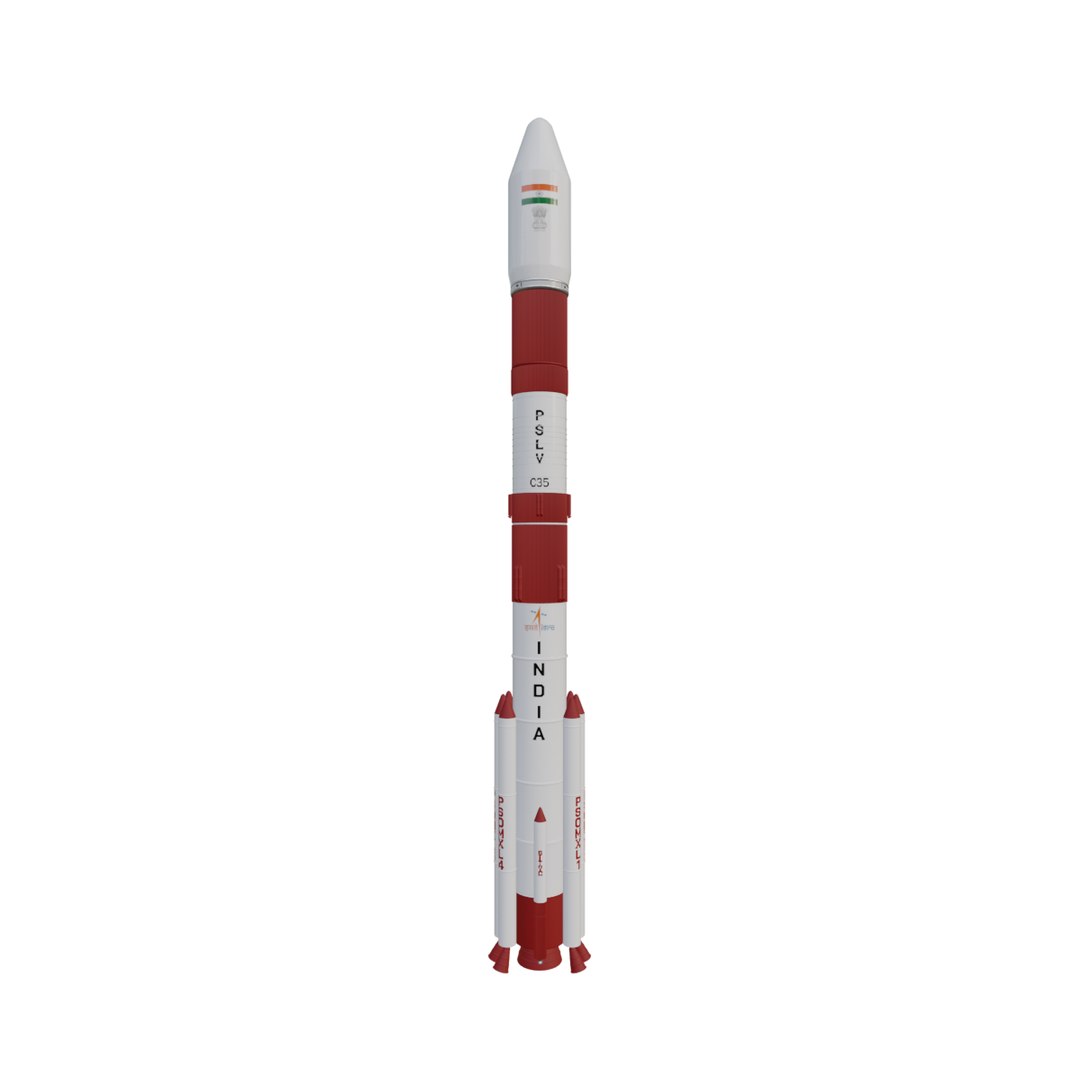 PSLV ROCKET 3D - TurboSquid 2260208