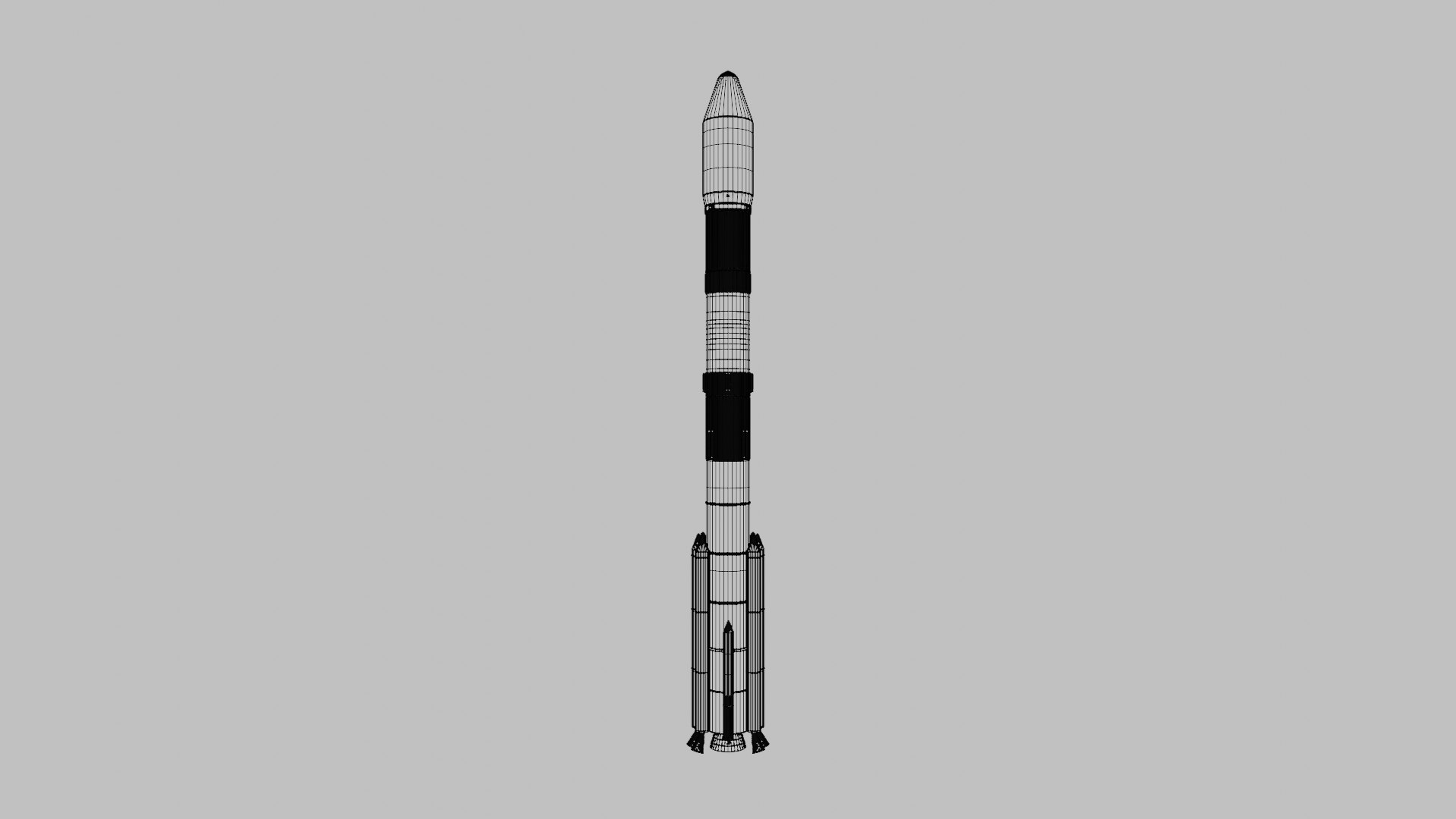 PSLV ROCKET 3D - TurboSquid 2260208