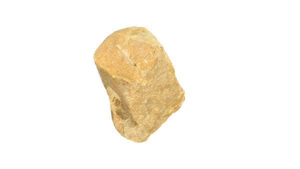 3D model Yellow Rock Raw Scanned - TurboSquid 1782383