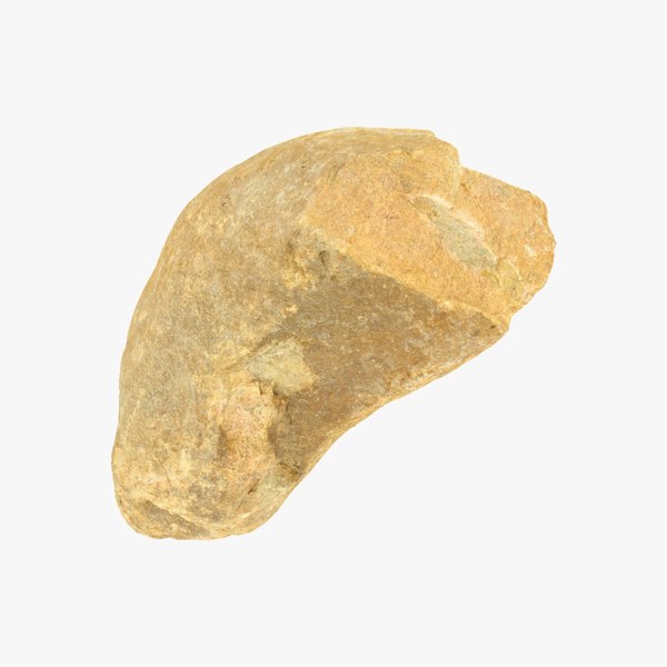 3D model Yellow Rock Raw Scanned - TurboSquid 1782383