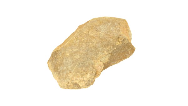3D model Yellow Rock Raw Scanned - TurboSquid 1782383