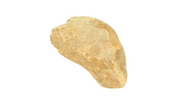 3D model Yellow Rock Raw Scanned - TurboSquid 1782383
