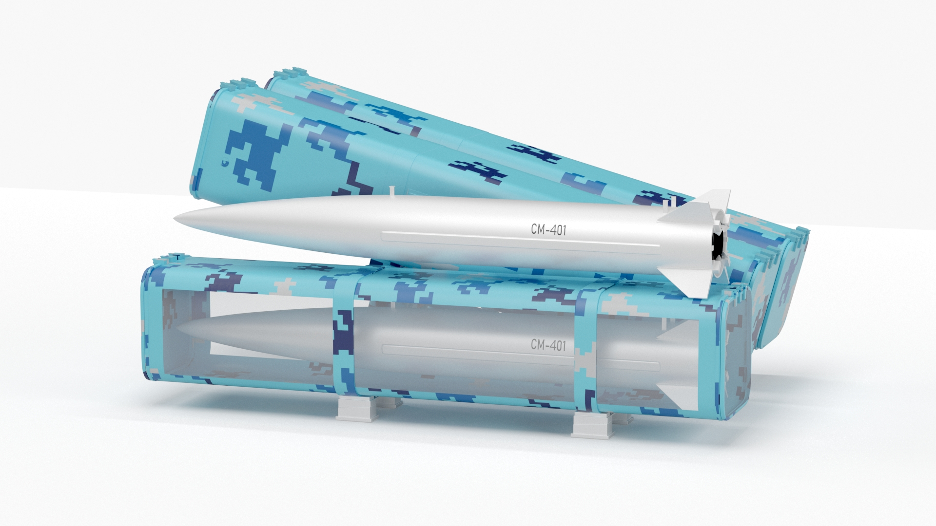 3D CM-401 Chinese Anti-Ship Ballistic Missile Model - TurboSquid 2116764
