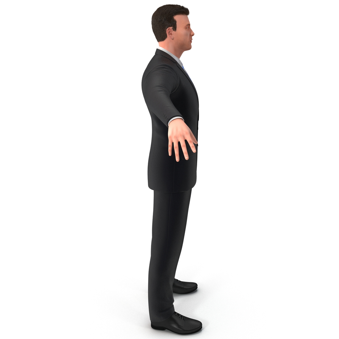 businessman 5 version 2 3d model