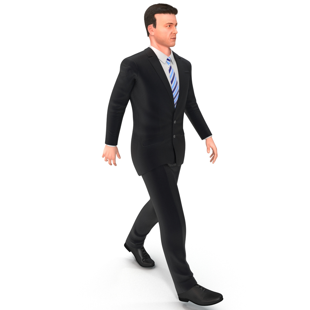 businessman 5 version 2 3d model