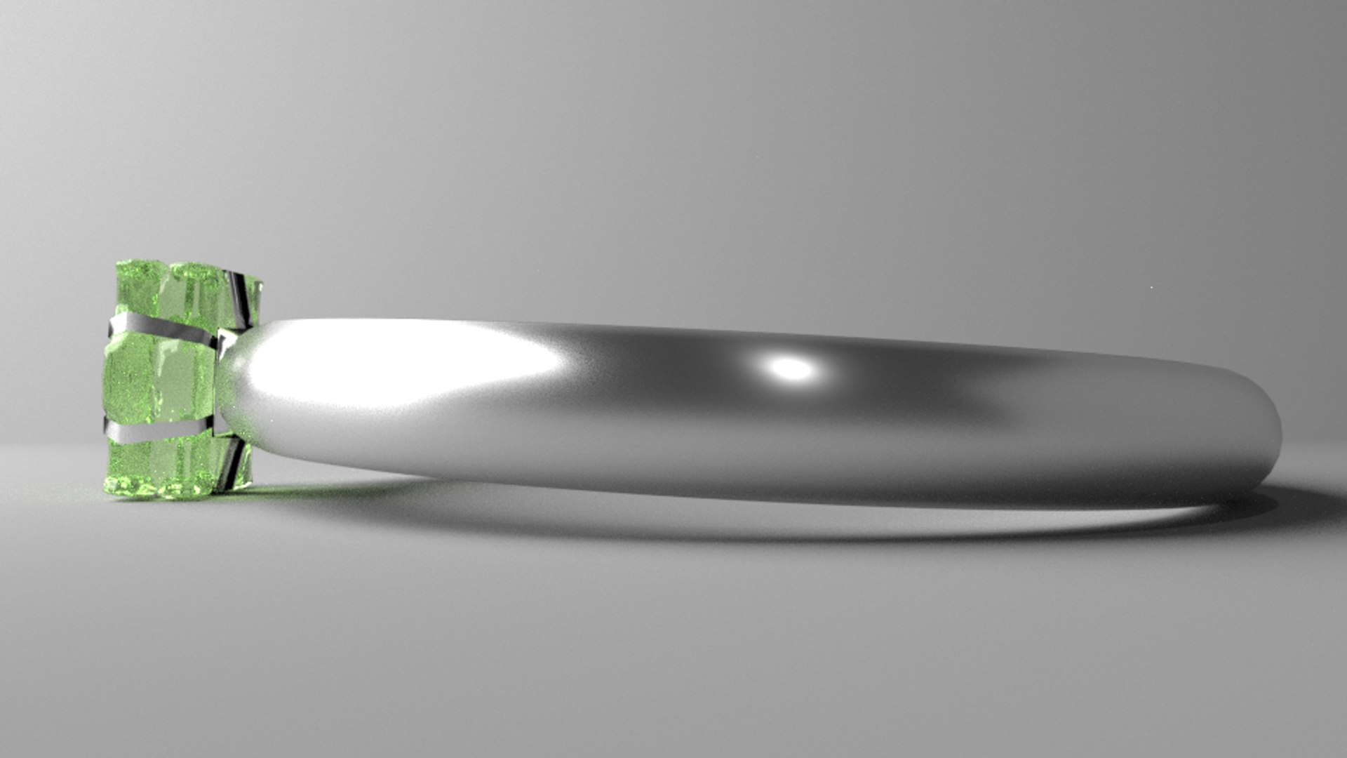 3D silver ring 3 - TurboSquid 1598263