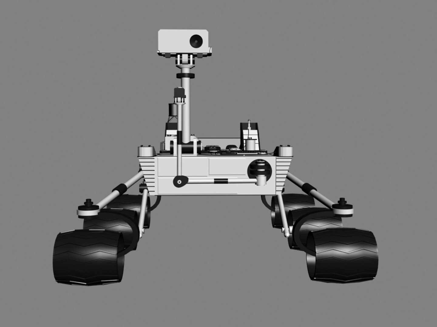 Curiosity Rover 3d Model