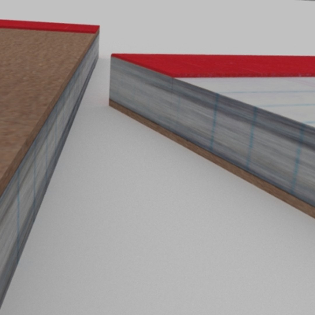 3d notepad lined paper