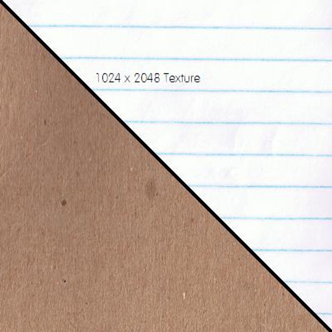 3d notepad lined paper