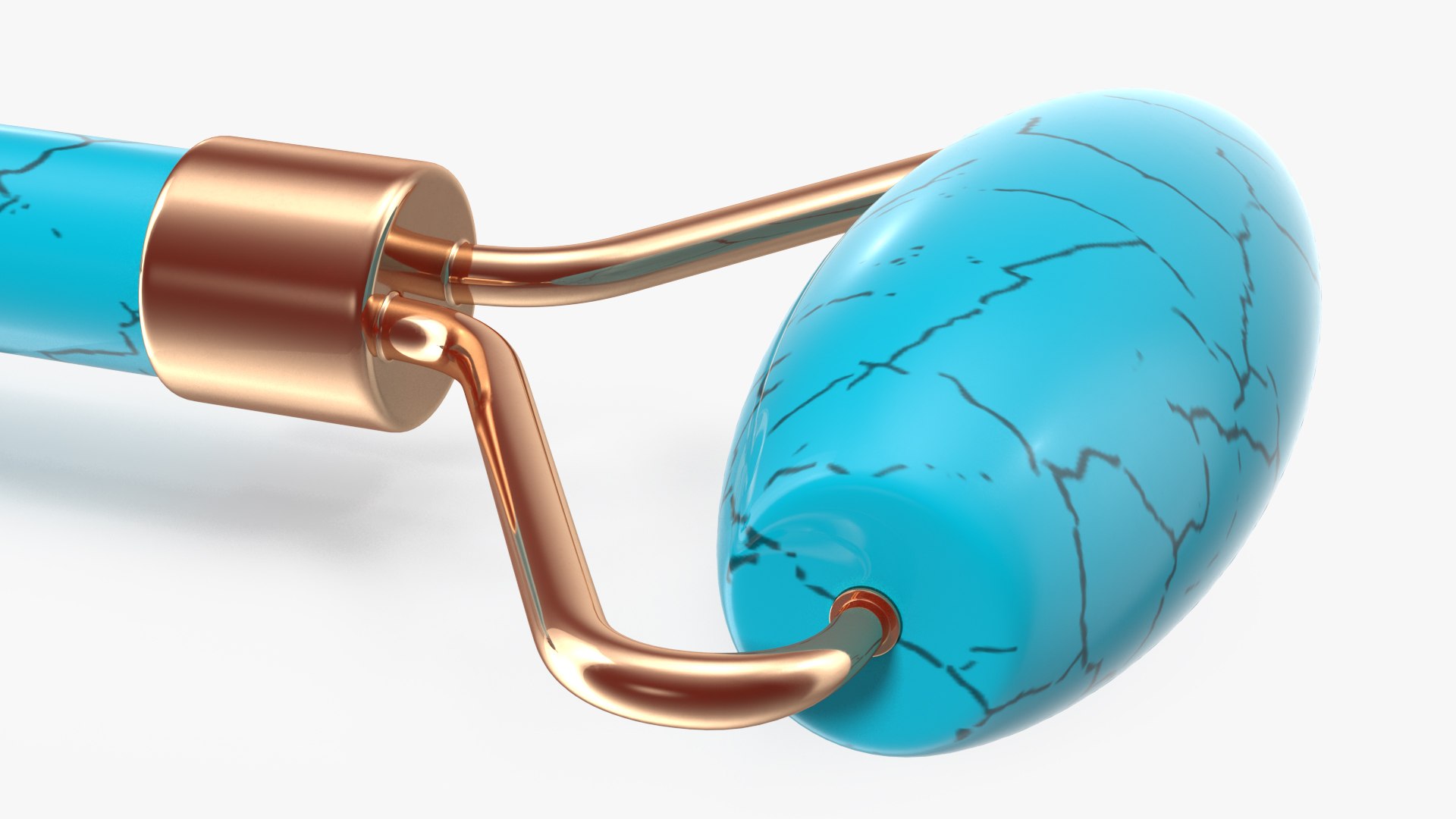 3D Jade Spike Roller Turquoise - TurboSquid 1771720