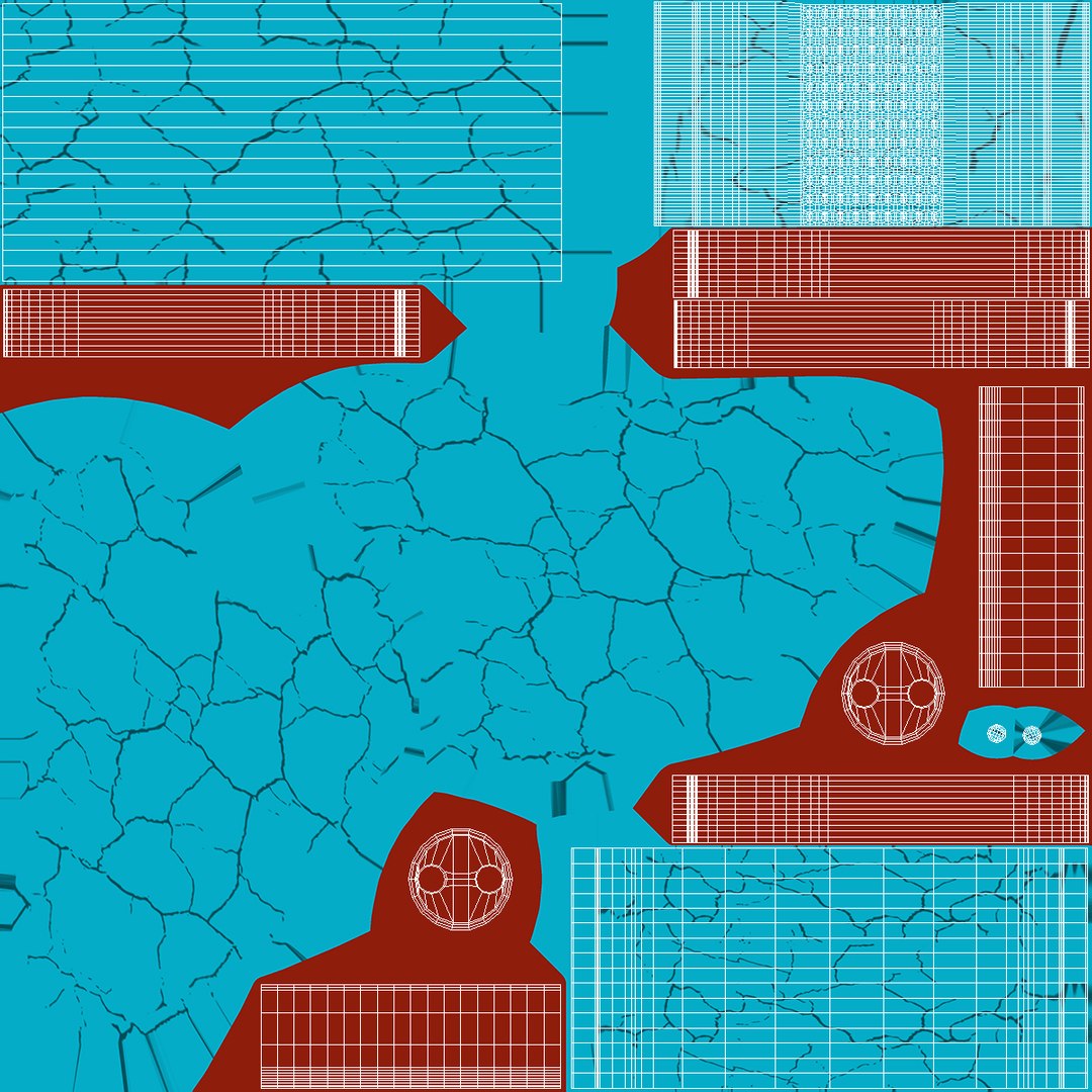 3D Jade Spike Roller Turquoise - TurboSquid 1771720