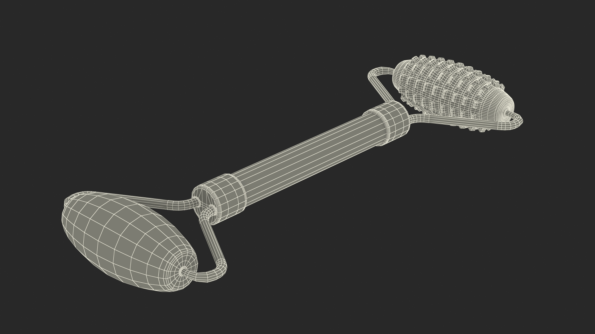 3D Jade Spike Roller Turquoise - TurboSquid 1771720