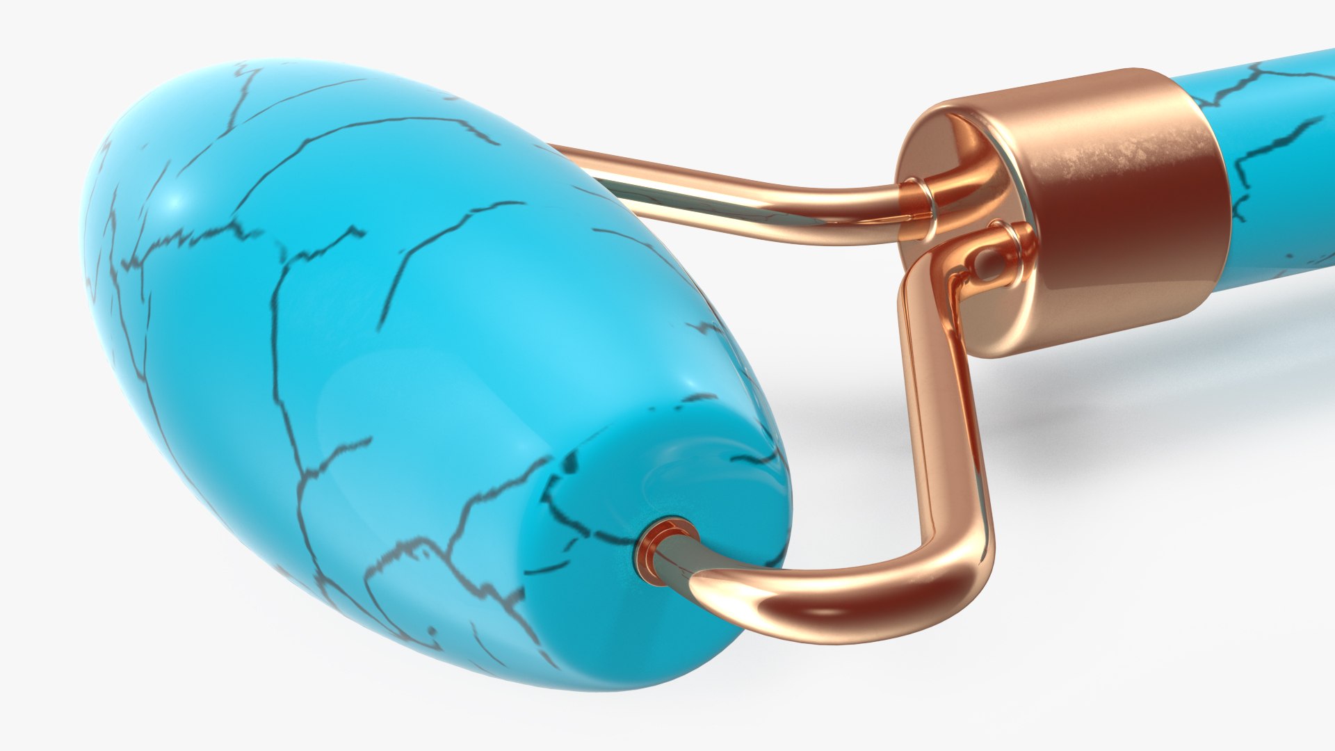 3D Jade Spike Roller Turquoise - TurboSquid 1771720