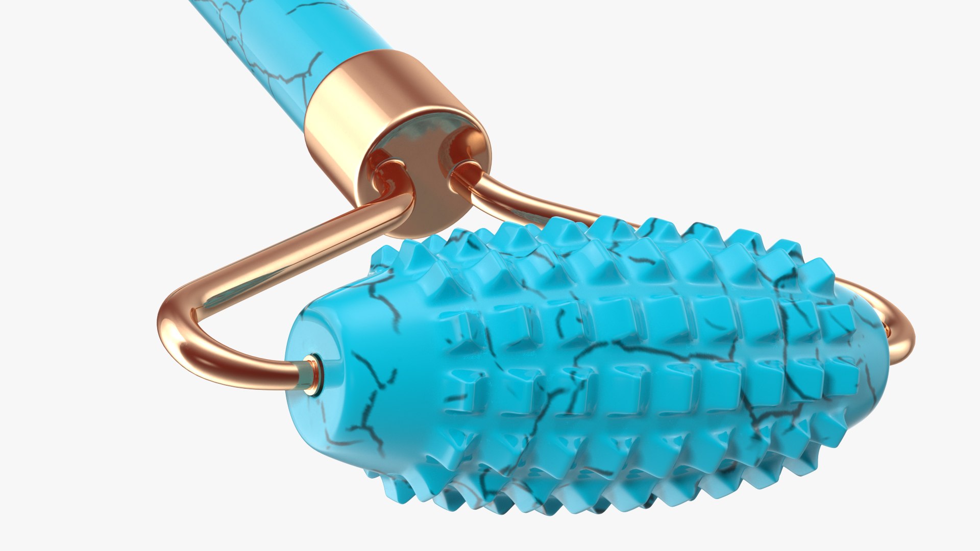 3D Jade Spike Roller Turquoise - TurboSquid 1771720