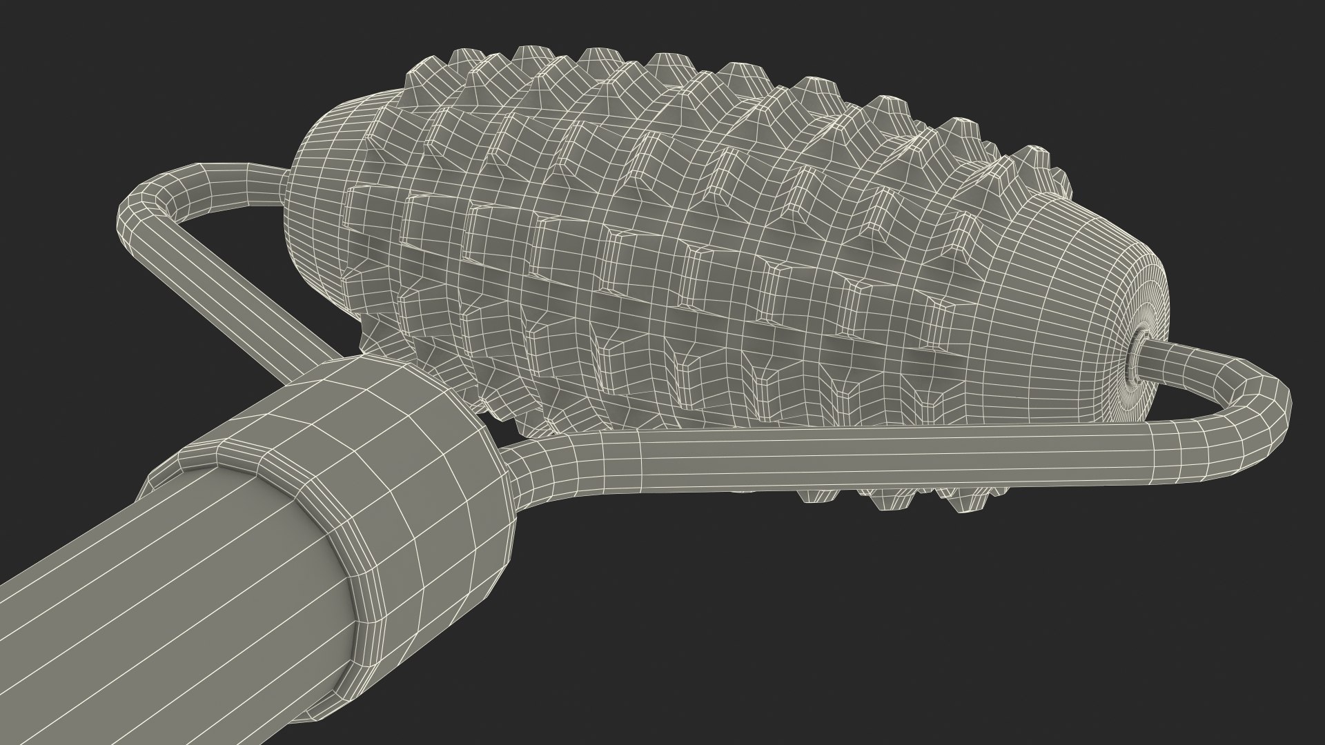 3D Jade Spike Roller Turquoise - TurboSquid 1771720